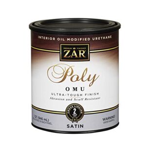 zar 36212 ultra max oil modified polyurethane, qt, satin