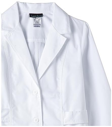 Cherokee 30" Twill Lab Coat, Consultation Coat, White Lab Coats for Women 2316, M, White