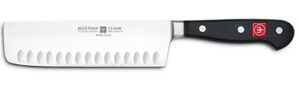 wusthof classic hollow edge full tank 7” nakiri knife 4193-7