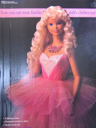 MY SIZE Barbie Doll w 3 Fabulous Looks! (1992)