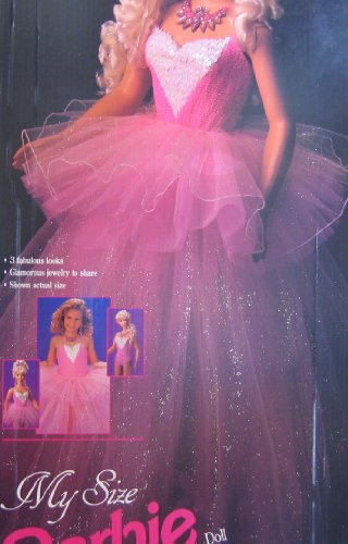 MY SIZE Barbie Doll w 3 Fabulous Looks! (1992)