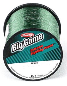 trilene big game mono 30lb 440yd quarter spool green