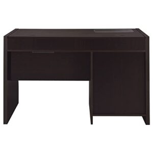 Coaster Furniture Halston 48-inch 2-Drawer Connect-it Office Cappuccino Ontario Single Pedestal Computer Desk with Charging Station 800702