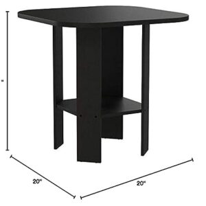 Furinno Simple Design End/SideTable, Espresso