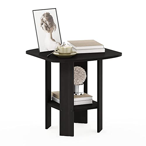 Furinno Simple Design End/SideTable, Espresso