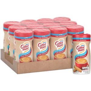 Nestle Coffee mate Coffee Creamer, Original Lite, Non Dairy Powder Creamer, 11 Ounces (Pack of 12)