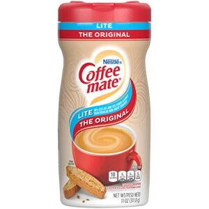 Nestle Coffee mate Coffee Creamer, Original Lite, Non Dairy Powder Creamer, 11 Ounces (Pack of 12)