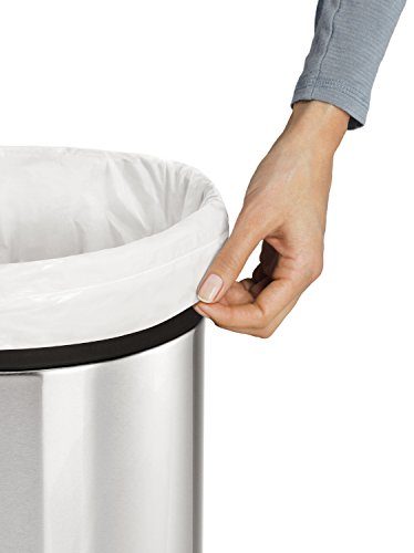 simplehuman Custom Fit Trash Can Liner Q, 50-65 L / 13-17 Gal, 50-Count Box