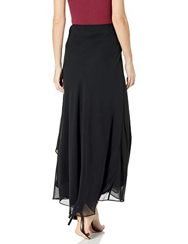 Alex Evenings womens Long Dress (Regular and Plus Sizes) Skirt, Black, Medium US