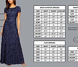 Alex Evenings womens Long Dress (Regular and Plus Sizes) Skirt, Black, Medium US