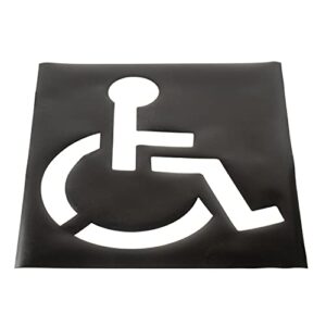 global industrial parking lot stencil, handicapped symbol