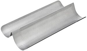 chicago metallic commercial ii non-stick perforated french bread pan -