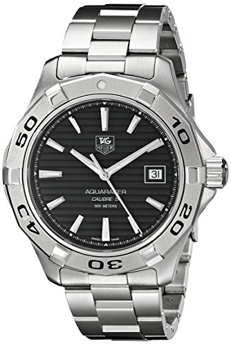 TAG Heuer Men's WAP2010.BA0830 Aquaracer Calibre 5 Automatic Black Dial Watch