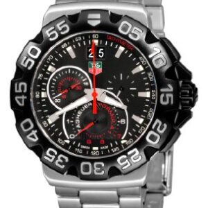 TAG Heuer Men's CAH1010.BA0860 Formula 1 Grande Date Chronograph Black Dial Watch