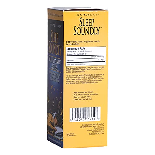 Sleep Soundly Melatonin, 2 Fl Oz