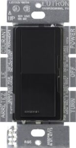 lutron dvlv-600p-bl diva magnetic low-voltage dimmer, black