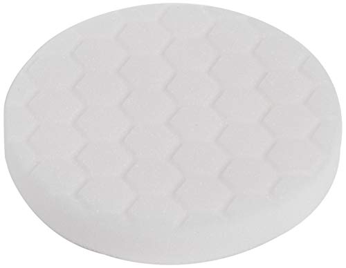 Chemical Guys BUFX_104_HEX5 Hex-Logic Light-Medium Polishing Pad, White, 5.5" Pad Made for 5" Backing Plates, 1 Pad Included