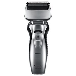 panasonic electric razor men's dual blade cordless - es-rw30-s - (silver)