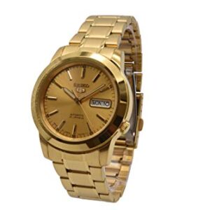 SNKE56J1 Seiko 5 Automatic Mens Gold Japan Business Automatic Seiko