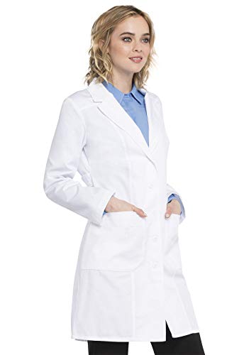 Cherokee Professionals Women Scrubs Lab Coats 36" 2319, XL, White