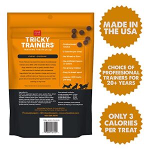 Cloud Star Tricky Trainers Soft & Chewy Dog Training Treats 14 oz Pouch, Cheddar Flavor, Low Calorie Behavior Aid with 360 treats