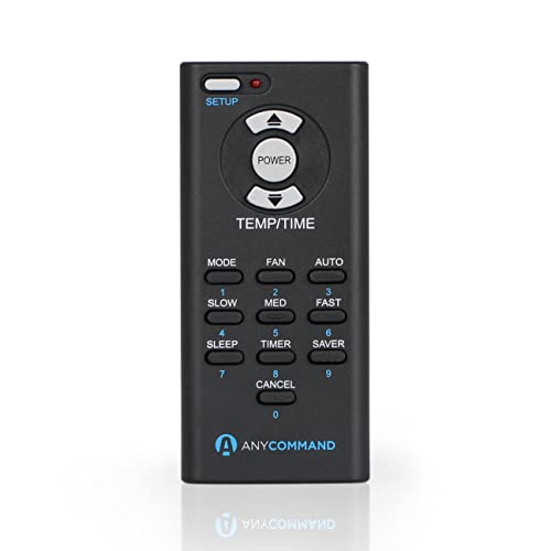 AnyCommand ACR-01 Universal AC Remote Control for Window Air Conditioners, Black, (Error:#Name?)