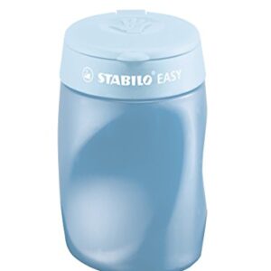 Ergonomic Container Sharpener - STABILO EASYsharpener - 3 in 1 - Right-Handed - Blue