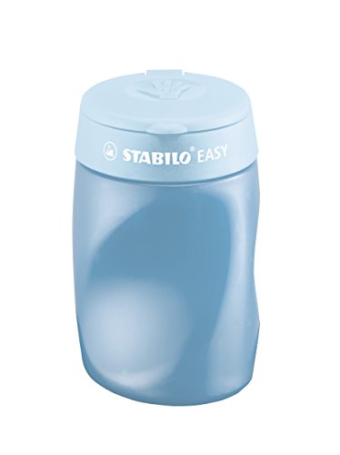 Ergonomic Container Sharpener - STABILO EASYsharpener - 3 in 1 - Right-Handed - Blue