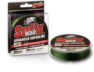 suffix 832 braid 20 lb low-vis green 150 yards