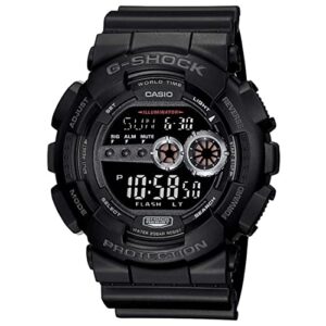 casio men's gd100-1bcr g-shock x-large black multi-functional digital sport w...