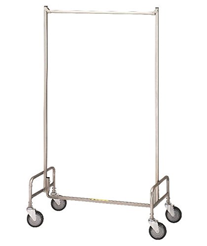 R&B Wire™ 703 Single Pole Rolling Garment Rack, 36 Inches of Horizontal Hanging Space, Made in USA