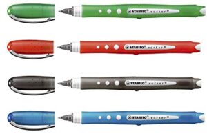 stabilo worker colorful rollerball pen, blue