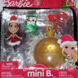 Barbie Mini B with Pet Yellow Christmas Ornament