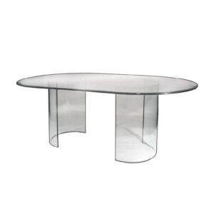 see glass dining table - base only