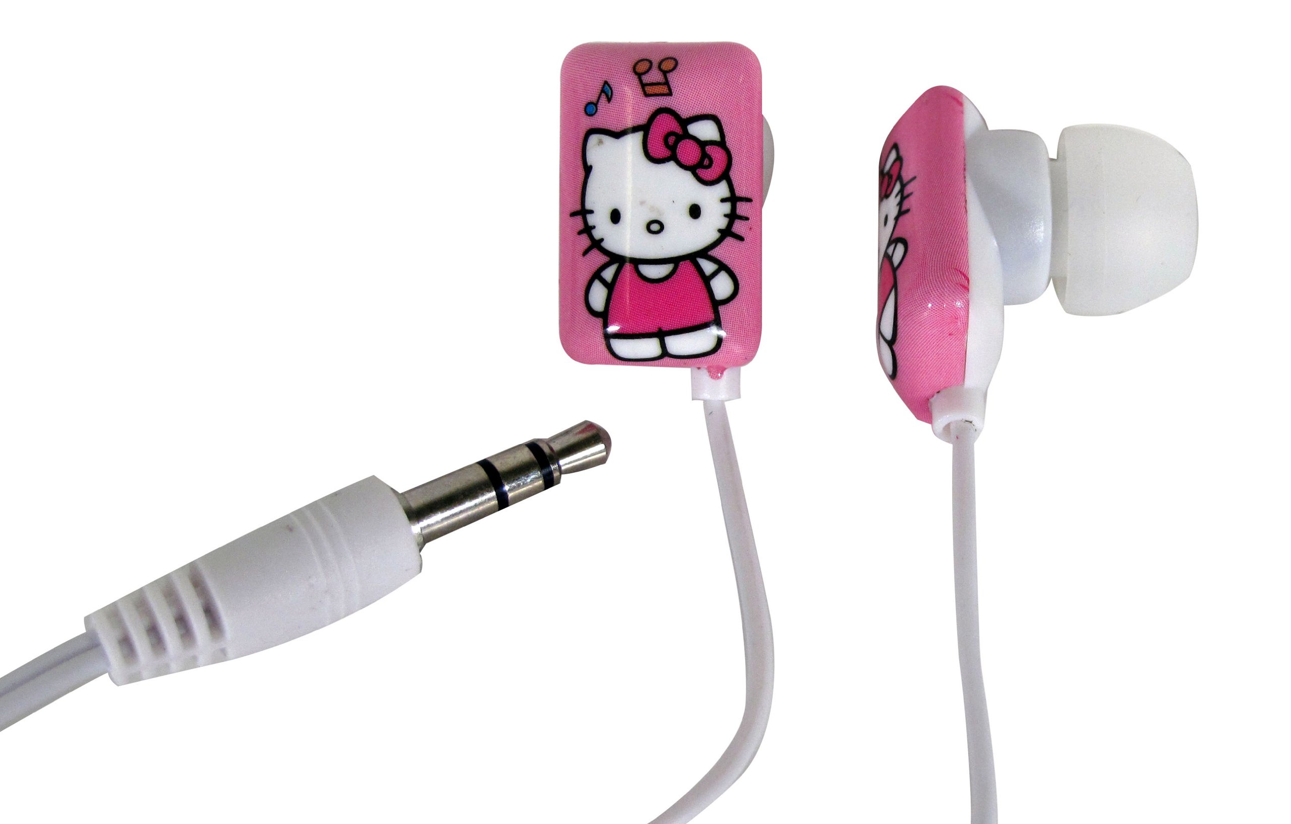 Hello Kitty Earbuds - White/Pink (11409-HK)