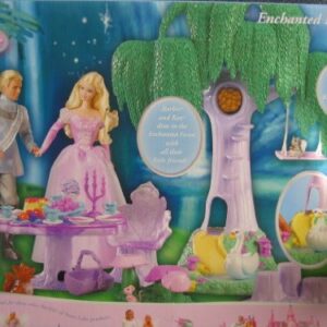 Barbie Swan Lake ENCHANTED FOREST Playset w 6 Animal Friends, Swing & MORE! (2003)