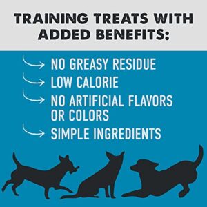 Cloud Star Tricky Trainers Soft & Chewy Dog Training Treats 14 oz Pouch, Salmon Flavor, Low Calorie Behavior Aid with 360 treats