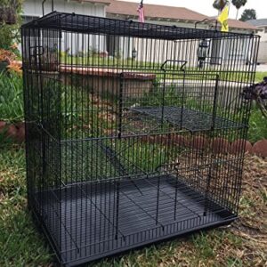 New Medium 3 Levels Guinea Pigs Gerbils Hamsters Rats Mice Ferret Chinchilla Sugar Glider Animal CritterCage