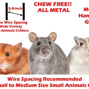 New Medium 3 Levels Guinea Pigs Gerbils Hamsters Rats Mice Ferret Chinchilla Sugar Glider Animal CritterCage