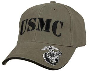 rothco vintage usmc/g&a low profile cap, olive drab