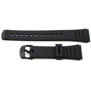 casio 10169264 genuine factory replacement resin watch band fits dbc-32-1a dbc-32-9a dbc-32c-1 dbc-32c-1b,black