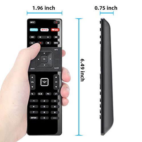 UNOCAR Replacement Remote for Vizio Smart TV Remote XRT-122 and Vizio Smart TV 4K UHD HDR HDTV SmartCast Internet Vizio D E Series LED LCD 24 28 32 39 40 43 48 50 55 58 60 65 70 inch TV Netflix XUMO