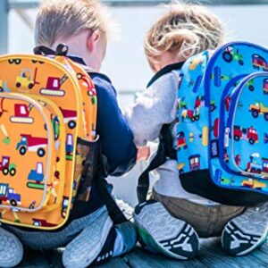 Wildkin 12-Inch Kids Backpack for Boys & Girls, Perfect for Daycare and Preschool, Toddler Bags Features Padded Back & Adjustable Strap, Ideal for School & Travel Backpacks (Under Construction)