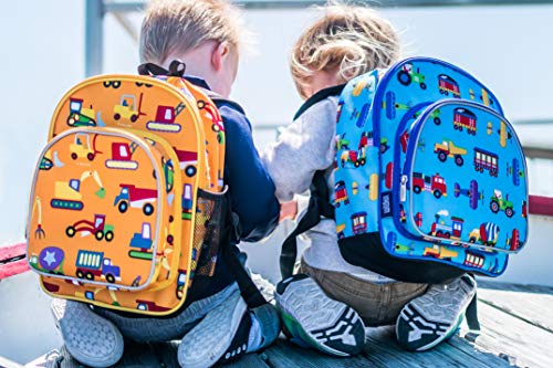 Wildkin 12-Inch Kids Backpack for Boys & Girls, Perfect for Daycare and Preschool, Toddler Bags Features Padded Back & Adjustable Strap, Ideal for School & Travel Backpacks (Under Construction)