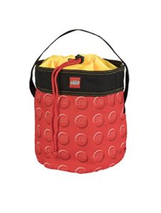 lego storage cinch bucket - red