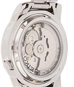 SEIKO Men's SNKK25 5 Stainless Steel White Dial Watch