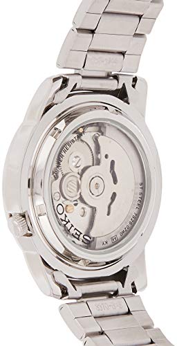 SEIKO Men's SNKK25 5 Stainless Steel White Dial Watch