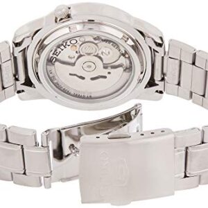 SEIKO Men's SNKK25 5 Stainless Steel White Dial Watch