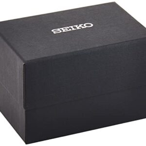 SEIKO Men's SNKK22 Gold Plated Stainless Steel Analog with Black Dial Watch