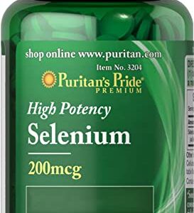 Puritan's Pride Selenium 200mcg